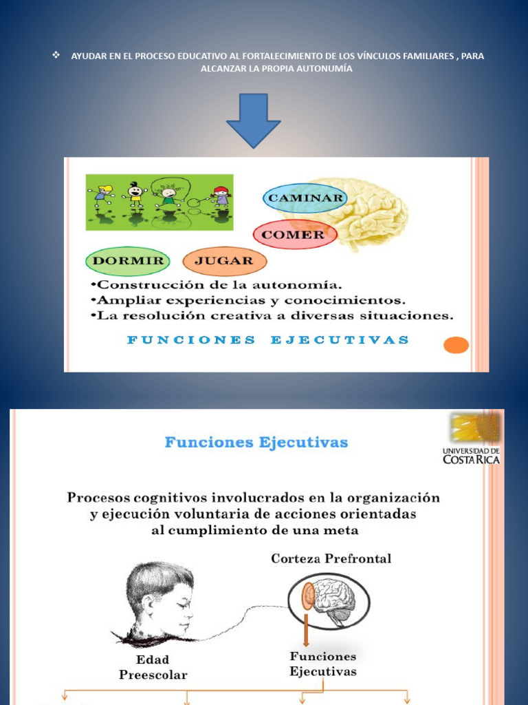 Funciones Ejecutivas 1 | Descargar gratis PDF | Las emociones | Funciones ejecutivas