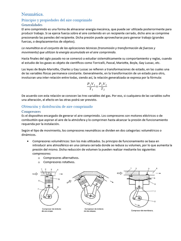 Capitulo 3 - Neumatica e Hidraulica | PDF | Presión | Adsorción