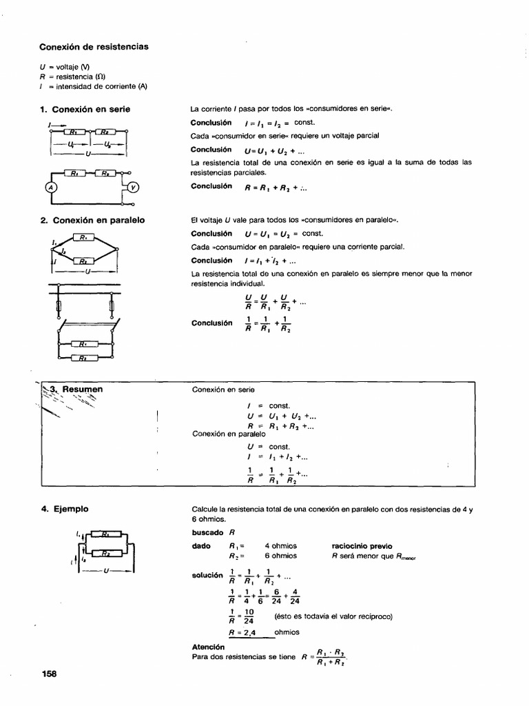 Circuito de Resistencias Eléctricas | PDF | Resistencia Eléctrica y Conductancia | voltaje