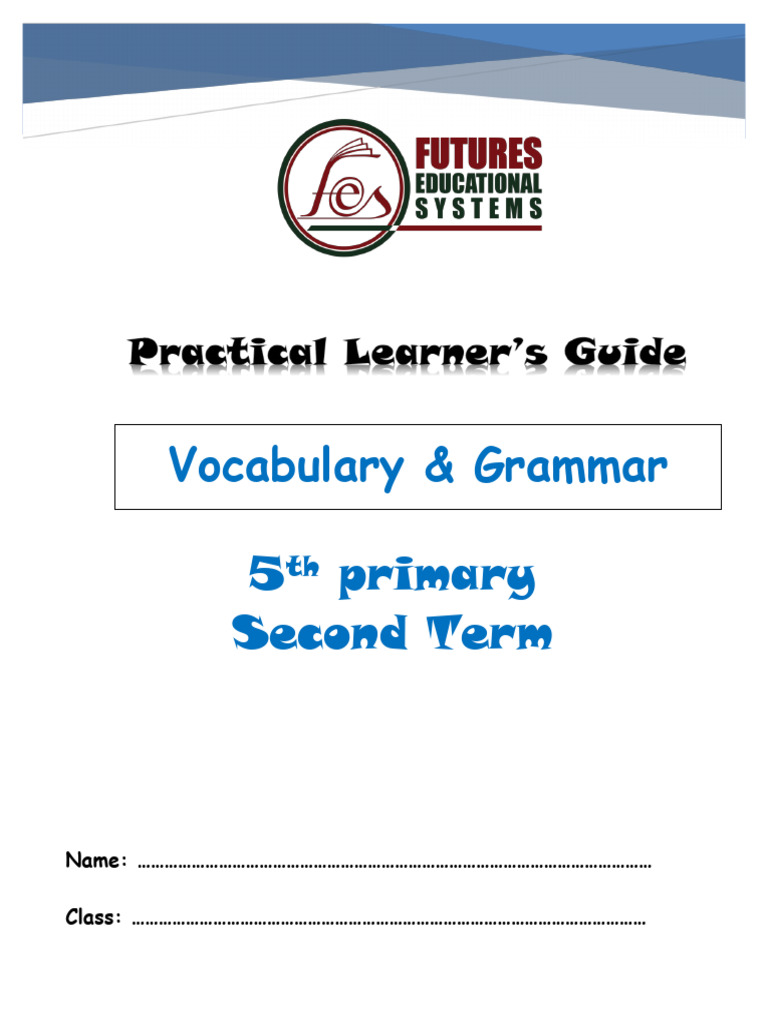 5th Primary English Booklet 1 2nd Term 2021 | PDF | Fashion | Subject (Grammar)