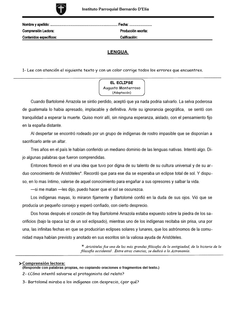 09 - Diciembre (El ECLIPSE) | PDF | Aristóteles