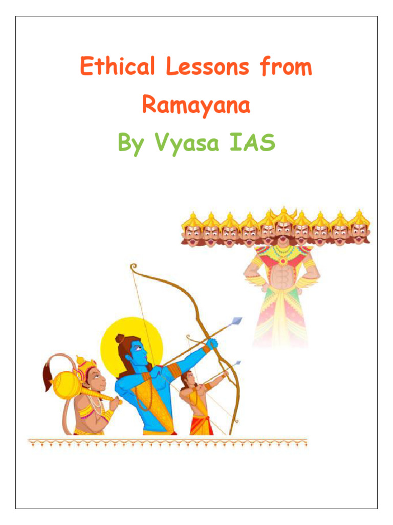 Ethical Lessons From Ramayana | PDF | Rama | Sita