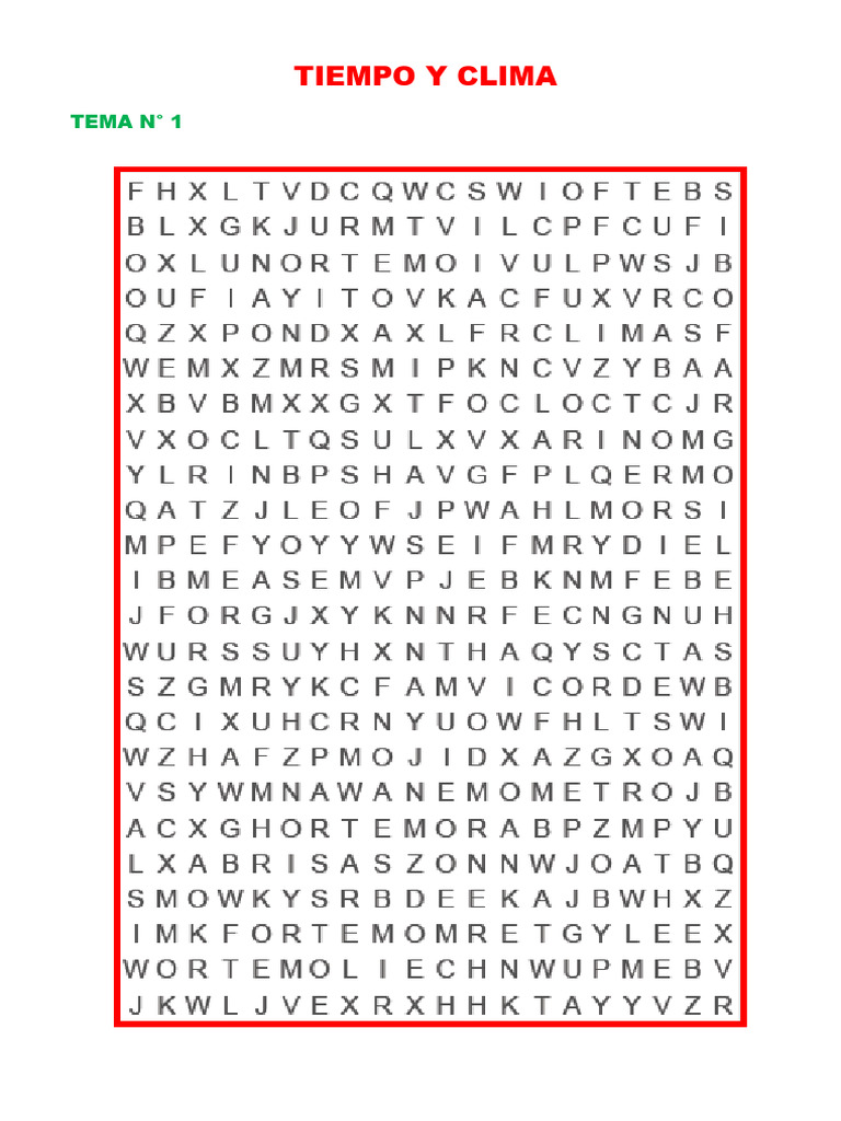 Tiempo y Clima | PDF | Herida | Clima