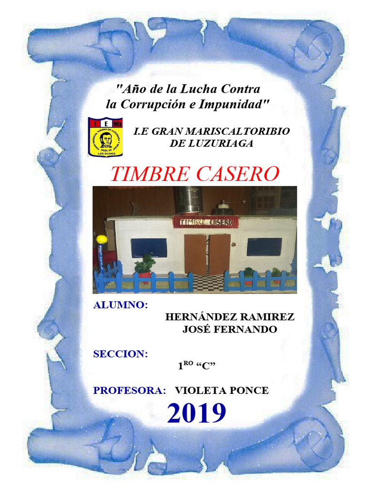 Cómo Hacer un Timbre Casero Sencillo | PDF | Cobre | Materiales