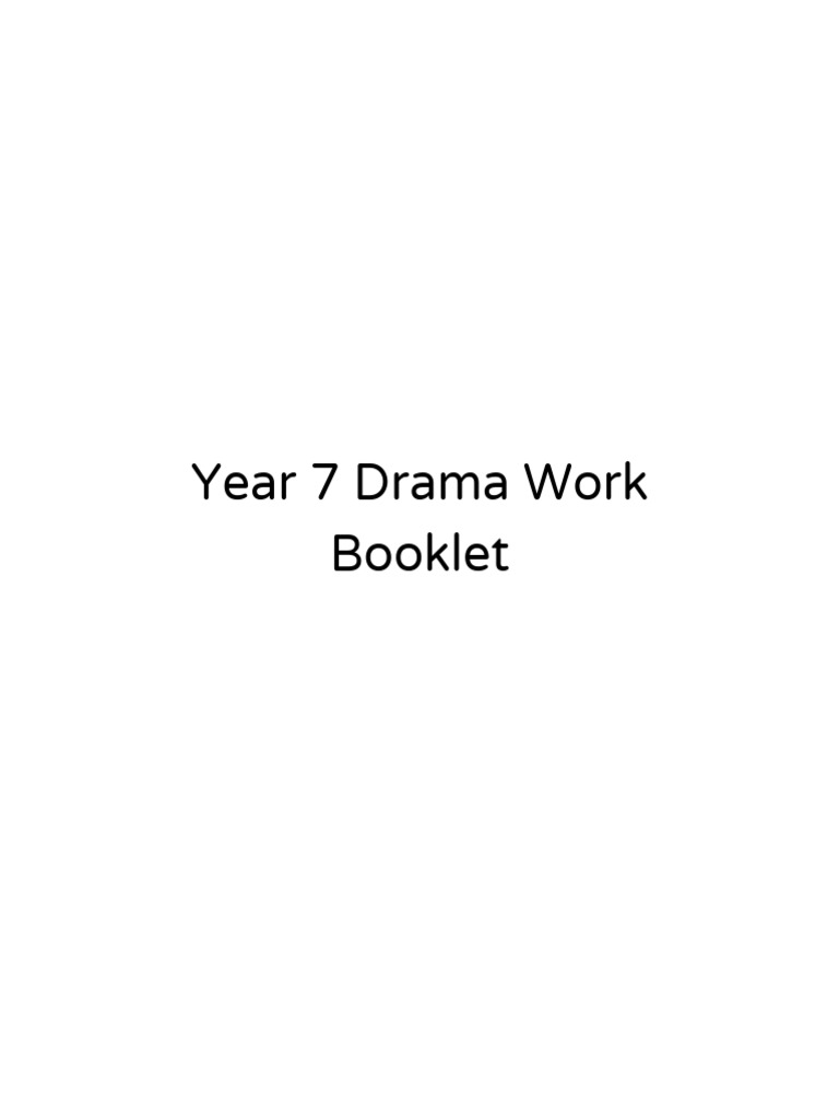 Year 7 Booklet | PDF
