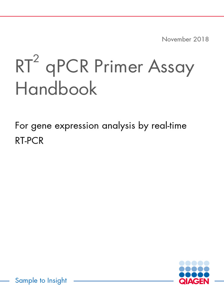 RT2 QPCR Primer Assay - 1118 - WW | PDF | Real Time Polymerase Chain Reaction | Polymerase Chain ...