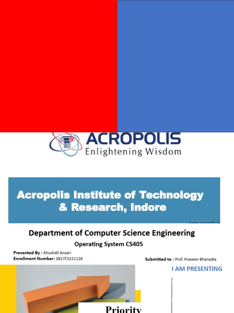 Priority CPU Scheduling | PDF | Scheduling (Computing) | Process (Computing)