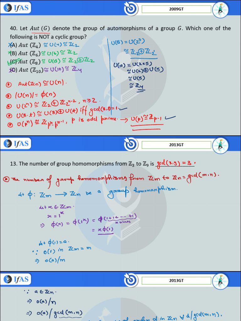 t3 Quotient5 Group and Homomorphisms t3 p2 Hindi | PDF | Group (Mathematics) | Mathematics