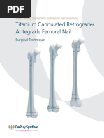 Surgical Guide: T2 Alpha Femoral Nail | PDF | Magnetic Resonance ...