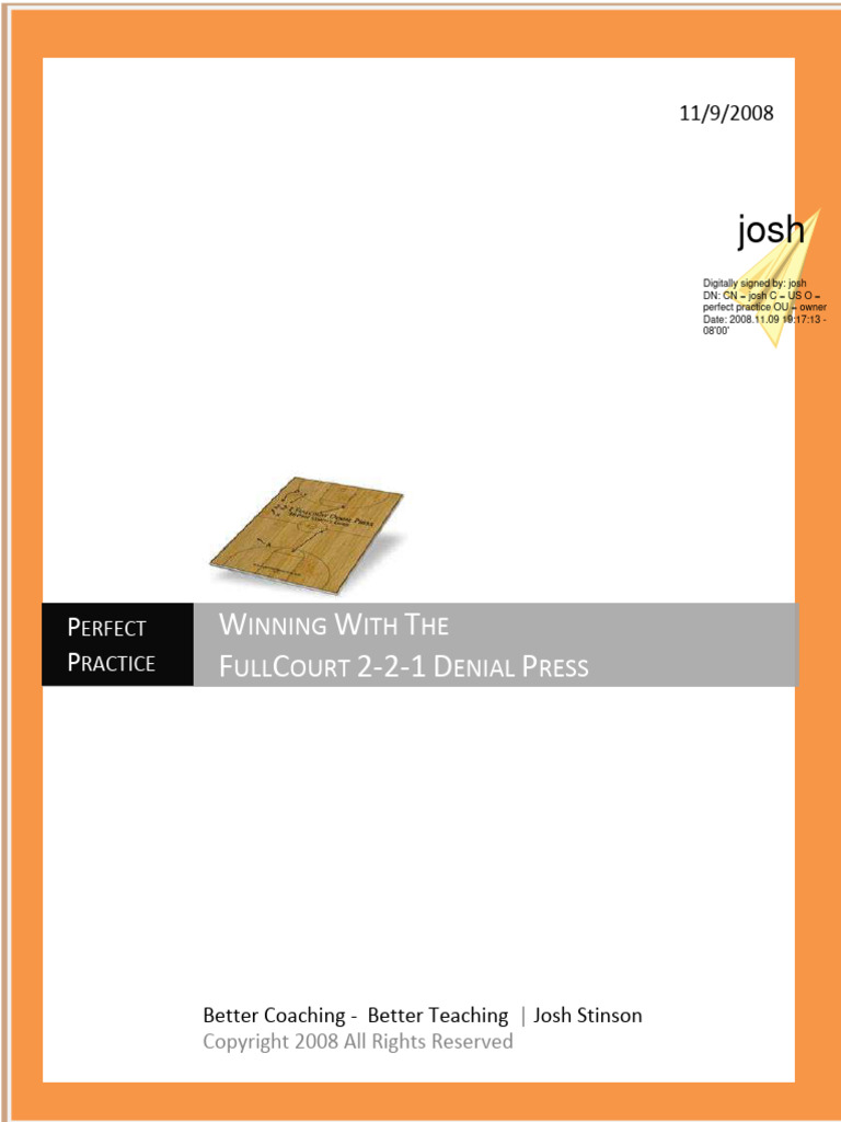 2 2 1 Full Court Zone Press | PDF | Basketball Positions | Defender ...