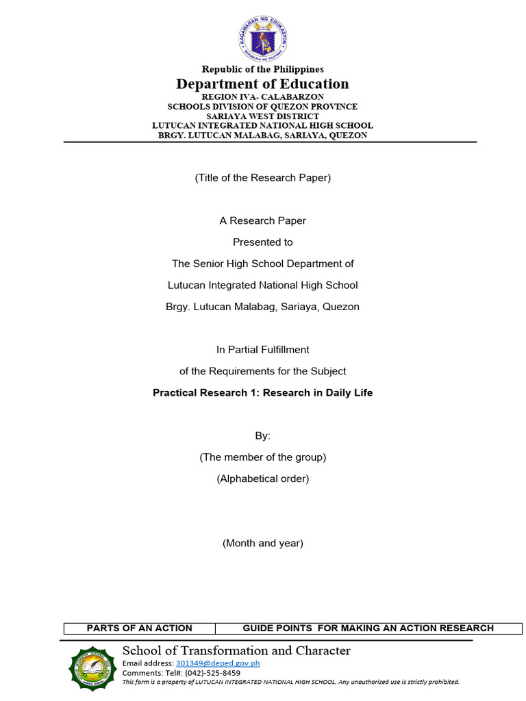 Pr1 Template Pdf Methodology Scientific Method