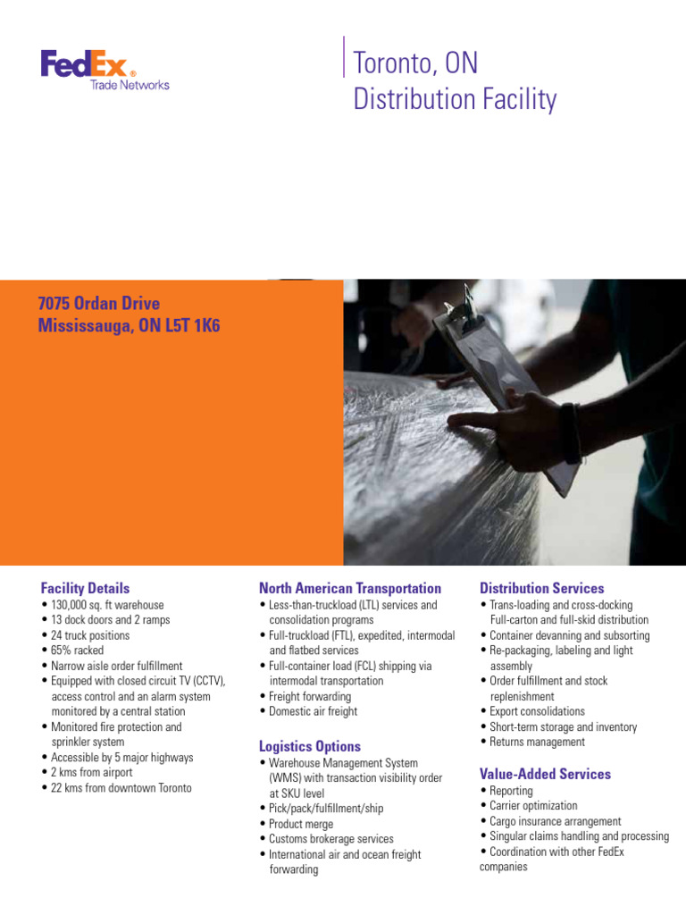 Toronto Distribution Flyer | PDF