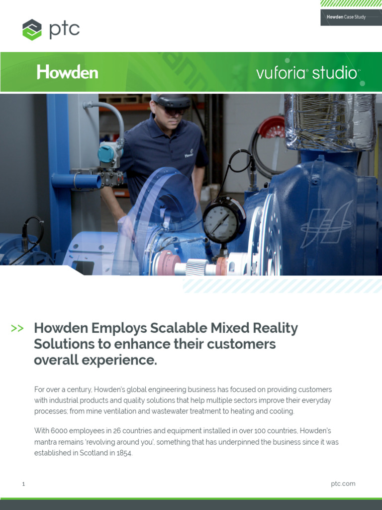 Howden Vuforia Studio Case Study Feb 2019 | Download Free PDF | Augmented Reality | Internet Of ...