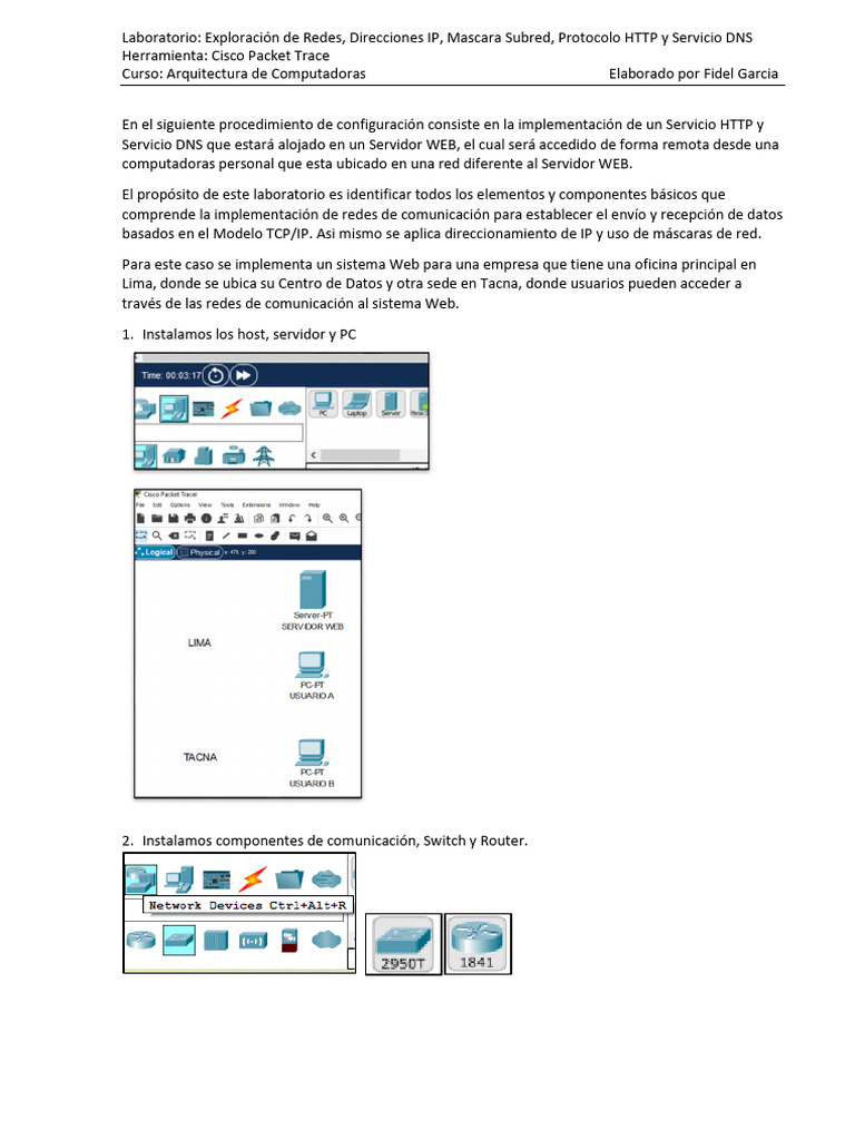 Sem10 Sesion2 Laboratorio | PDF | Dirección IP | Red de computadoras