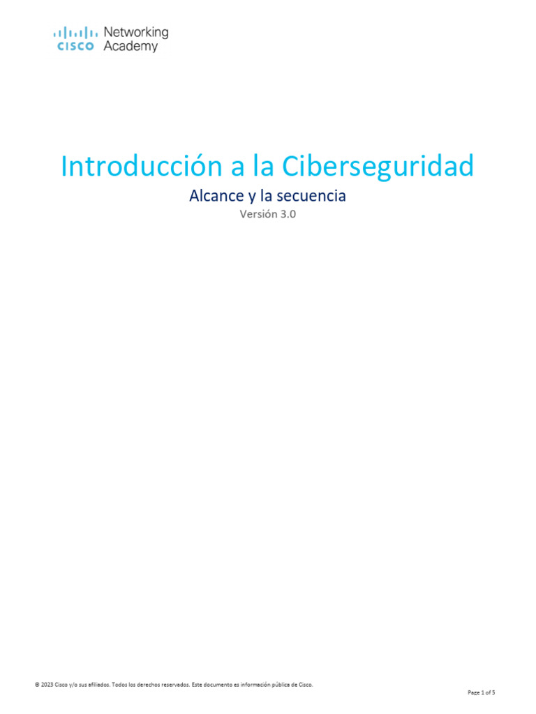 Spanish - Introduction To Cybersecurity v2 | PDF | La seguridad ... Spanish - Introduction To Cybersecurity v2 | PDF | La seguridad ...