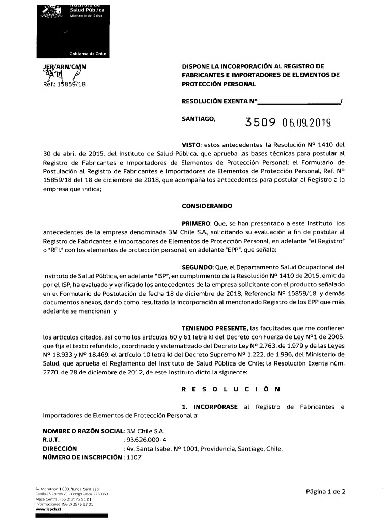 3509-2019 Filtro 6003 | PDF