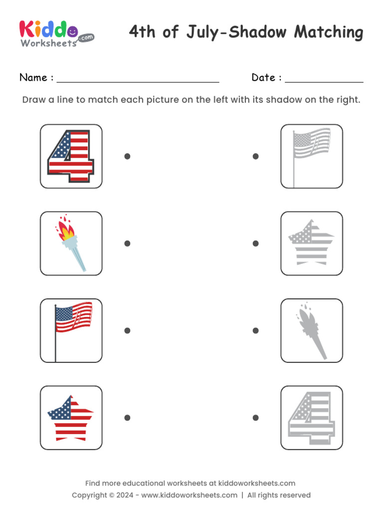 4th of July Worksheet | PDF