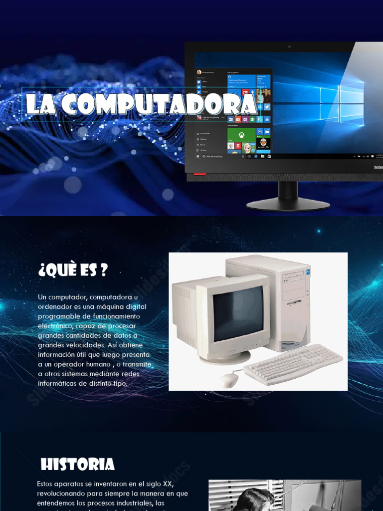 La Computadora | PDF | Hardware de la computadora | Periférico