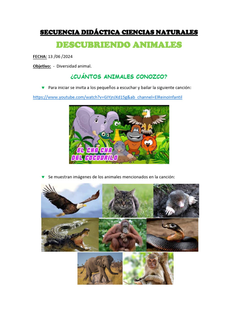 Secuencia Didáctica Ciencias Naturales Primer Grado 2021. | PDF