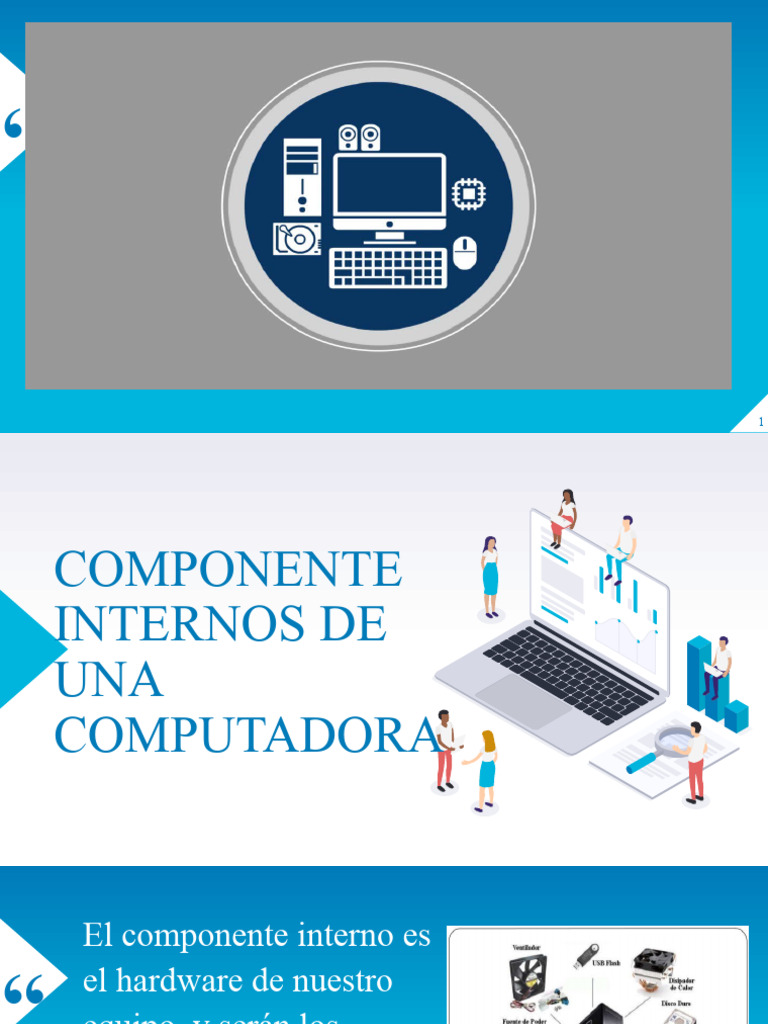 Componente Internos de PC S - Clase N2 | PDF | Microprocesador ...