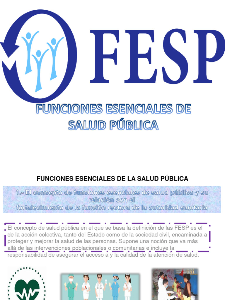 Funciónes Esenciales de La Salud | PDF | Salud pública | Calidad (comercial)