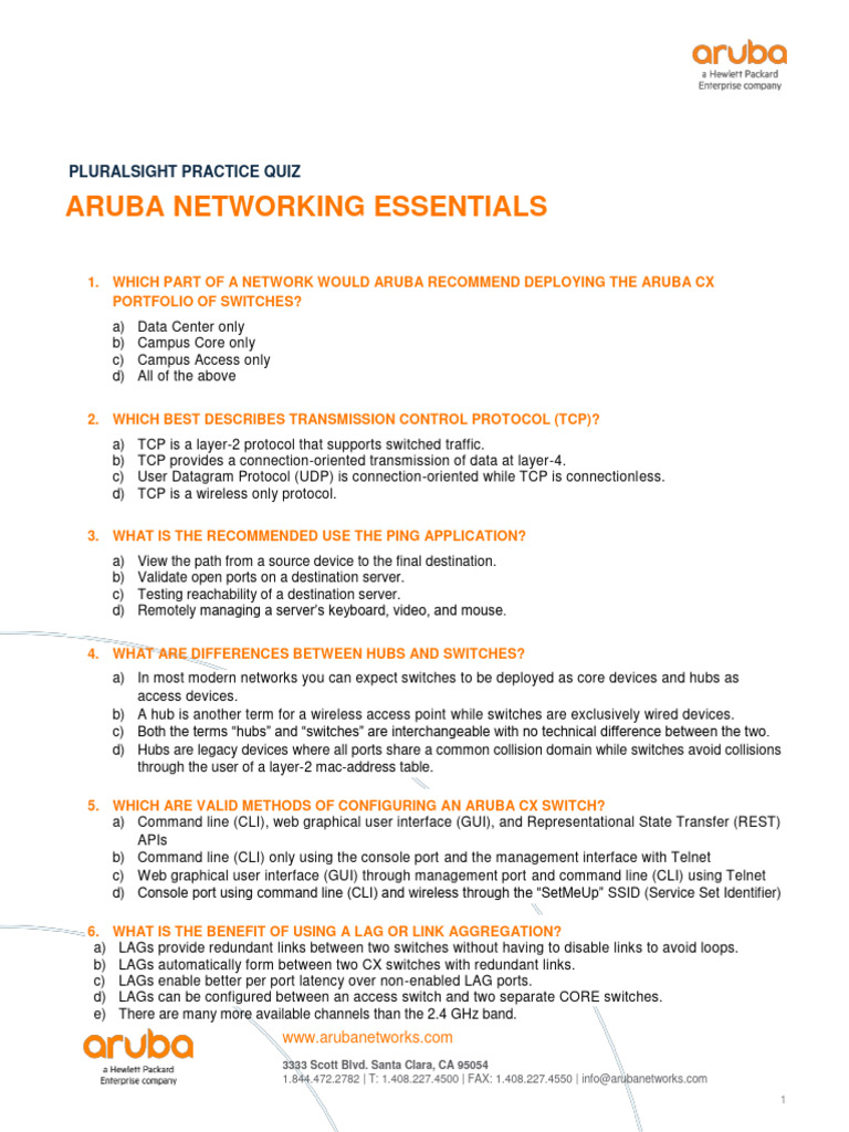 04-01 - Networking Essentials Assessments - Networking Essentials ...