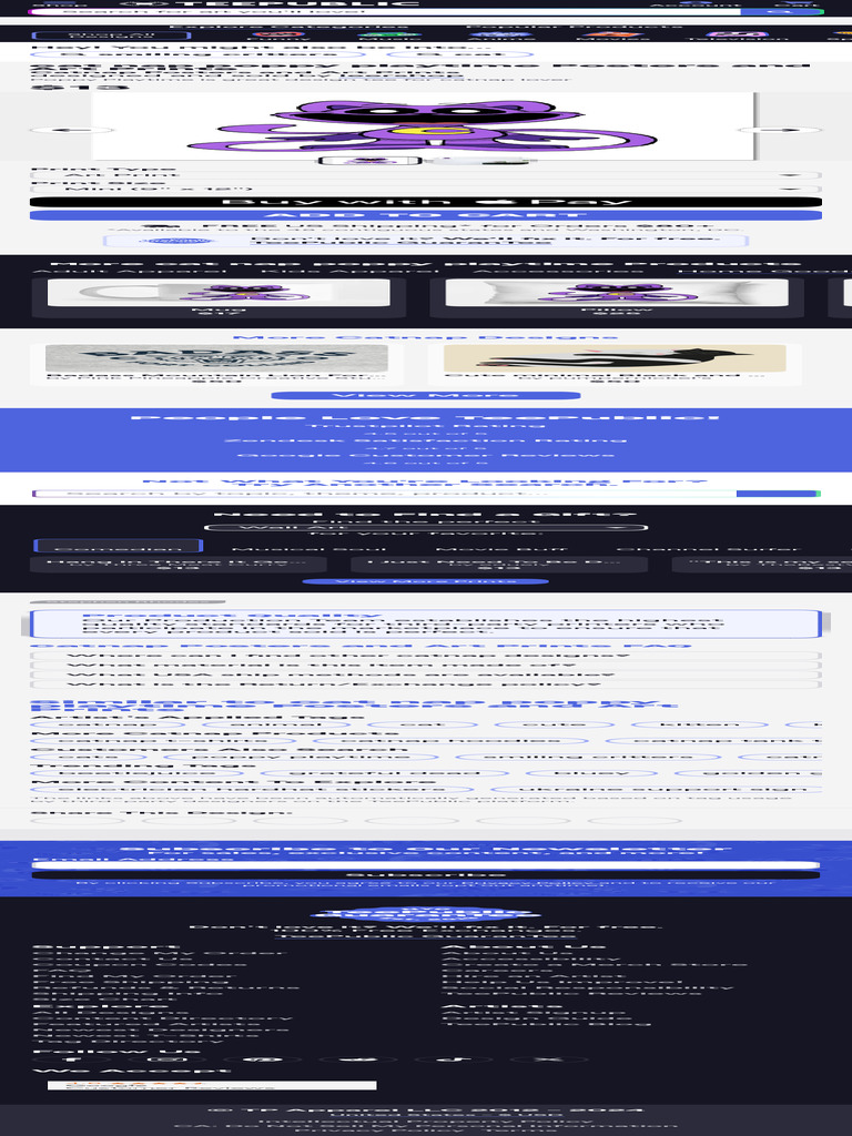 Cat Nap Poppy Playtime - Catnap - Posters and Art | PDF