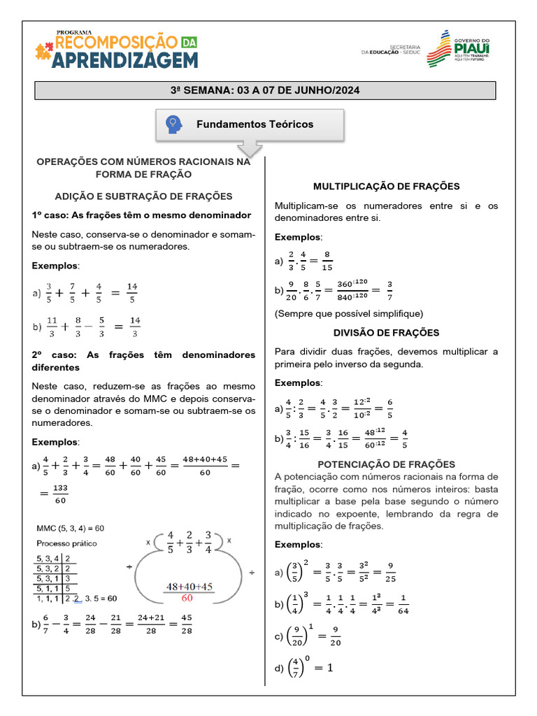 9º ANO-ESTUDANTE - 20-05 A 14-06-24-11-13 | PDF | Notação matemática ...