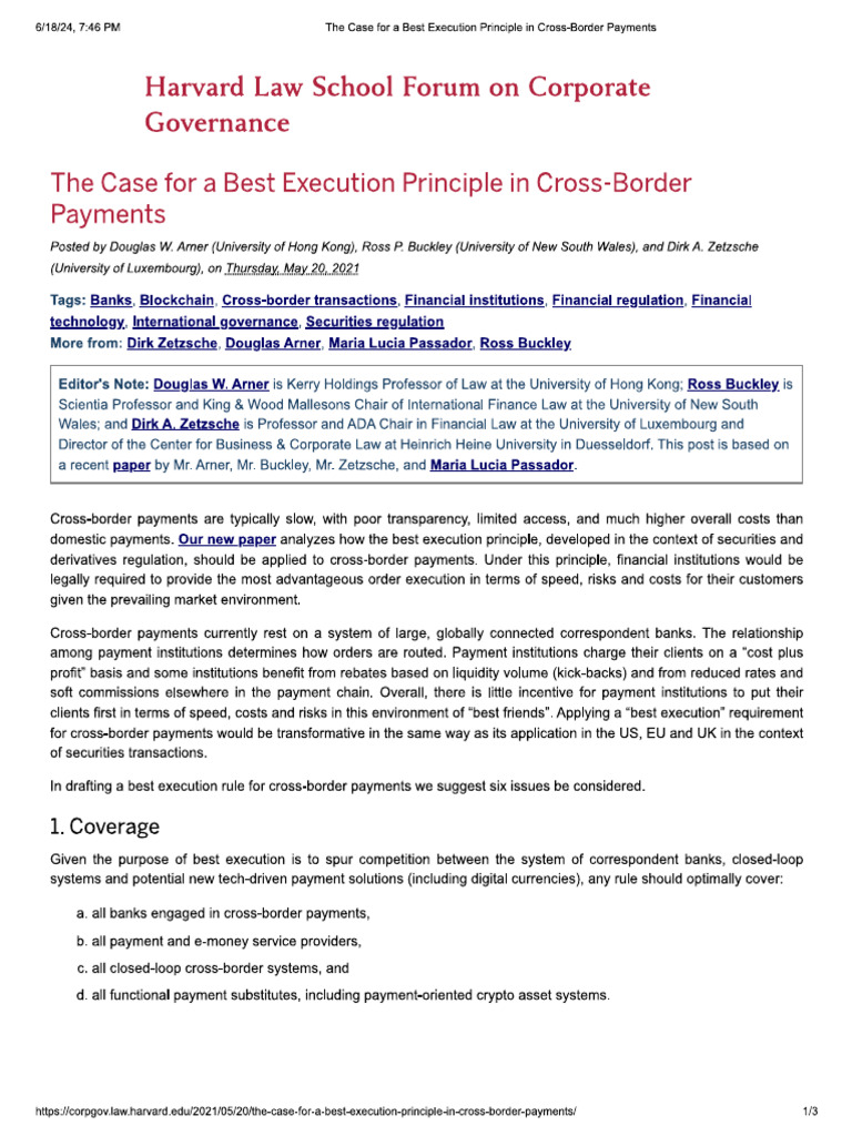 Best Execution | PDF
