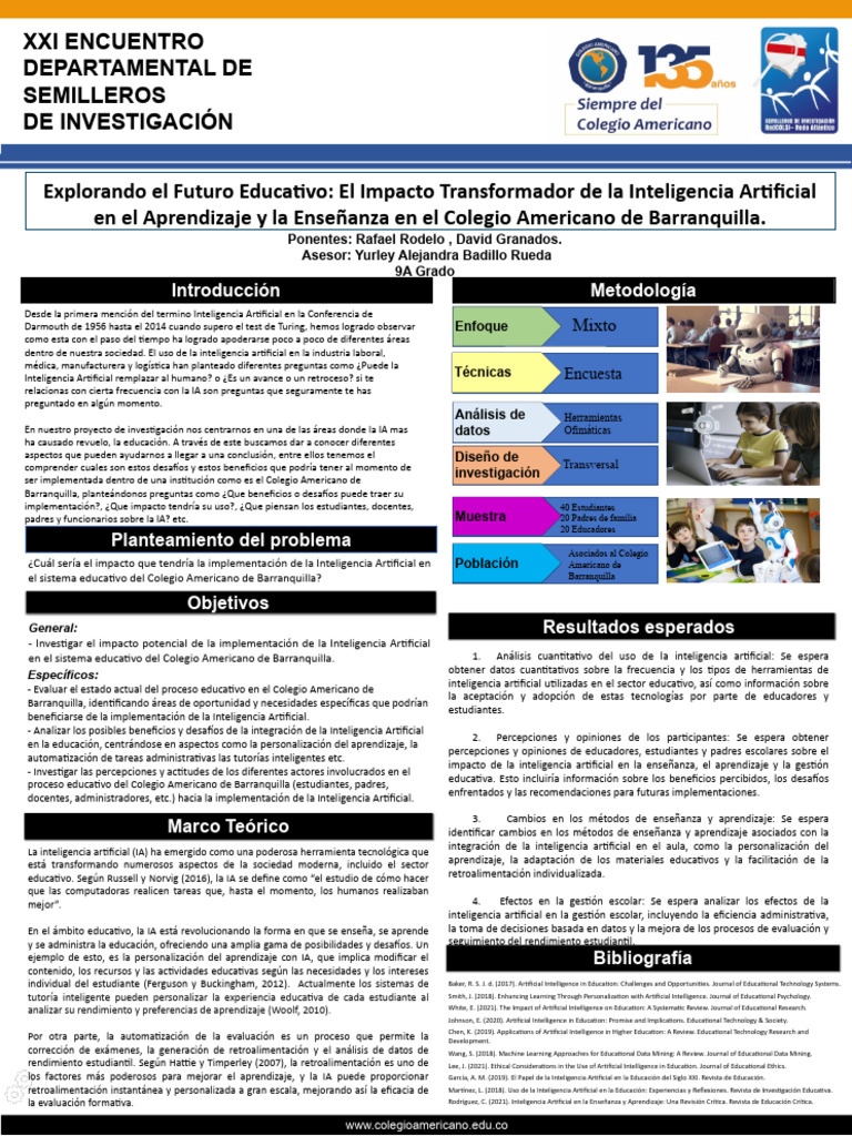 Poster CA 1 | PDF | Inteligencia artificial | Inteligencia (IA) y semántica