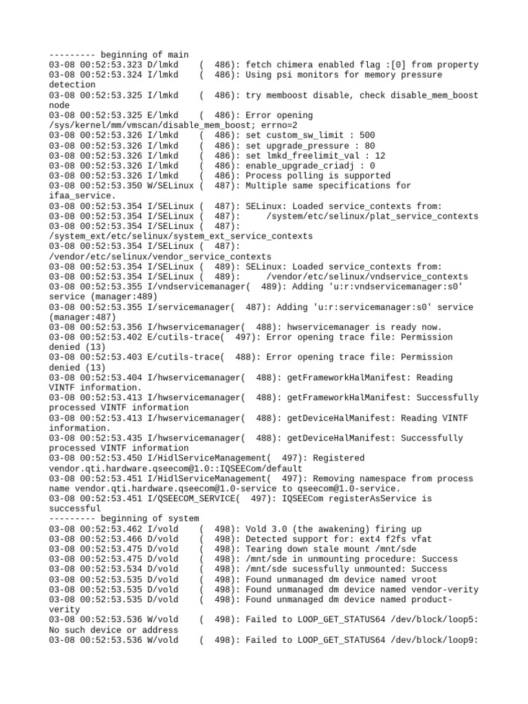 Logcat Home Fota Update Log | PDF | Computer Data Storage | Encryption