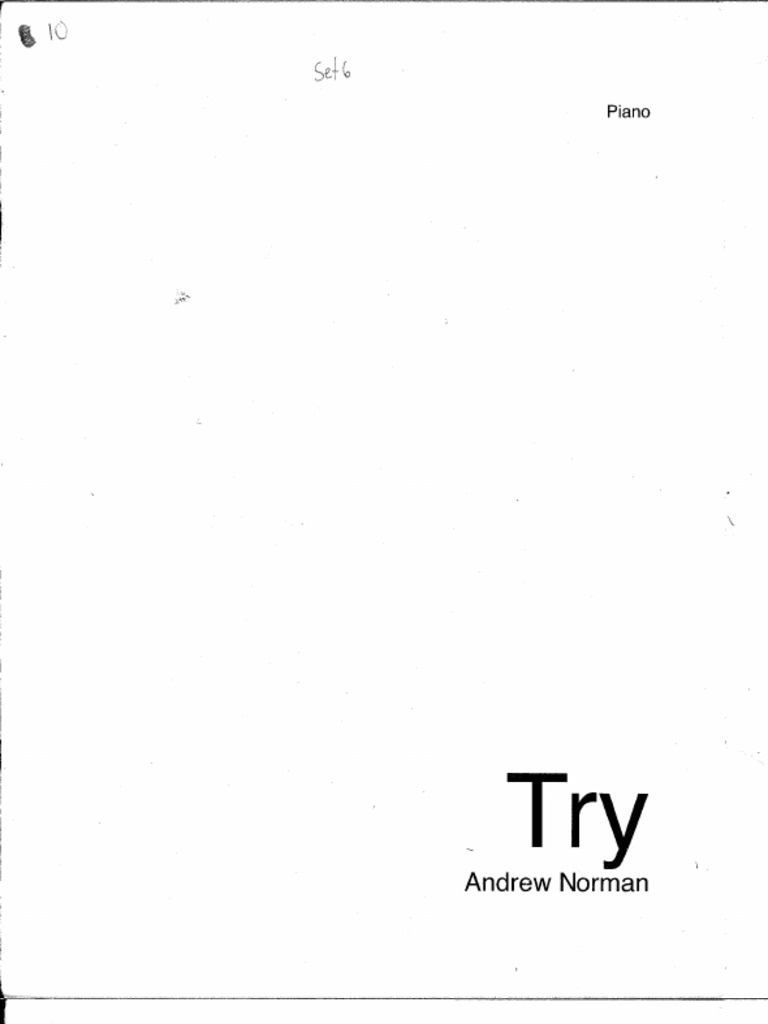 Norman-Try - Piano | PDF