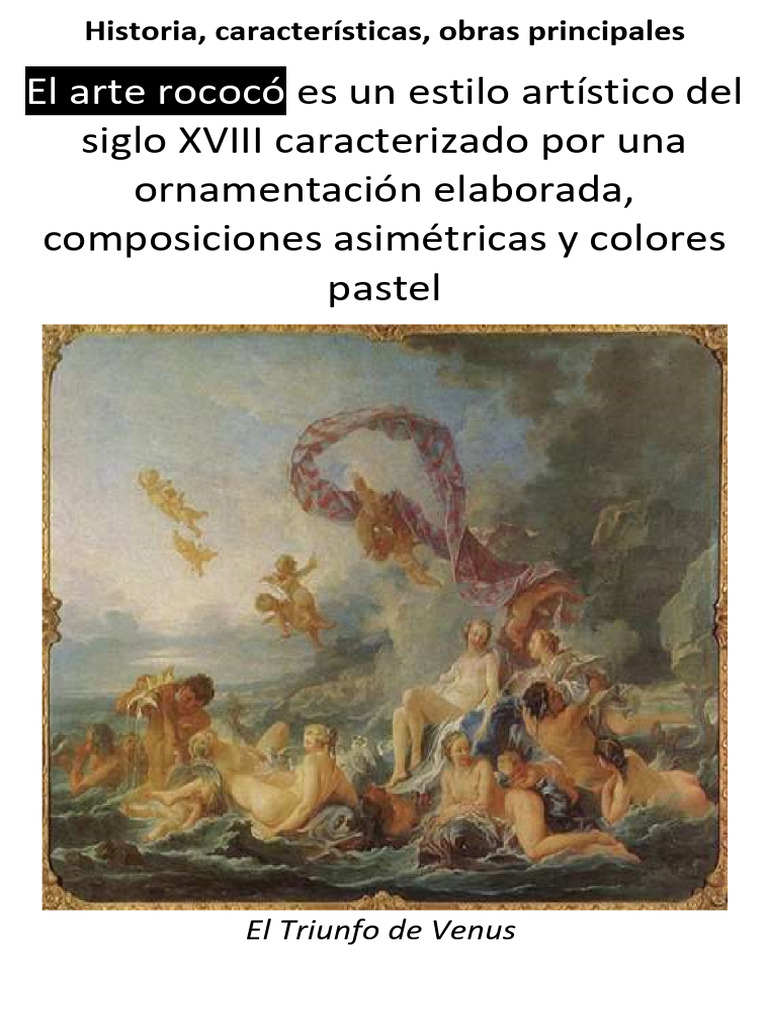 El Arte Rococo | PDF | Barroco | Las artes