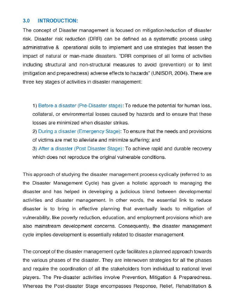 Disaster Unit 3 | PDF