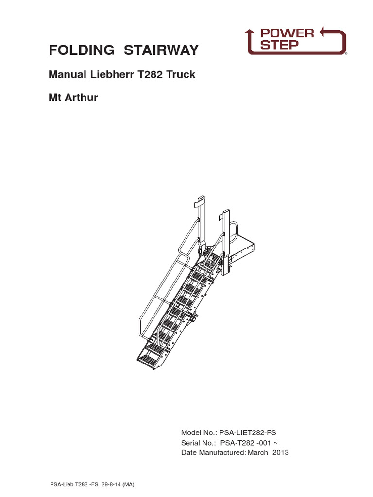 Liebherr T282 MT Arthur 29 8 14 | PDF | Stairs | Valve