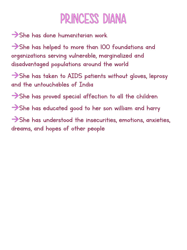 Princess Diana | PDF