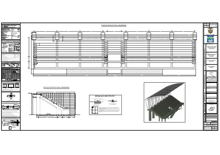 Planta Estructural Graderías | PDF