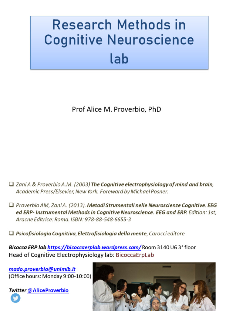 Cognitive Neuroscience Research Methods | PDF | Functional Magnetic ...