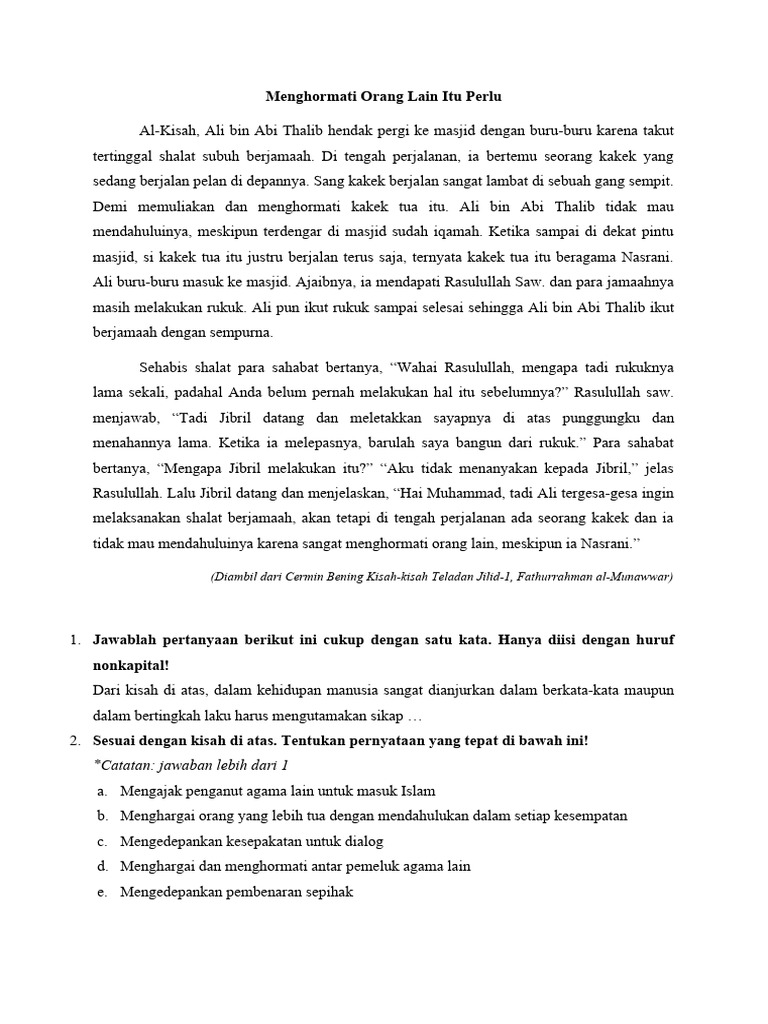 Soal Akm Pai Xi | PDF