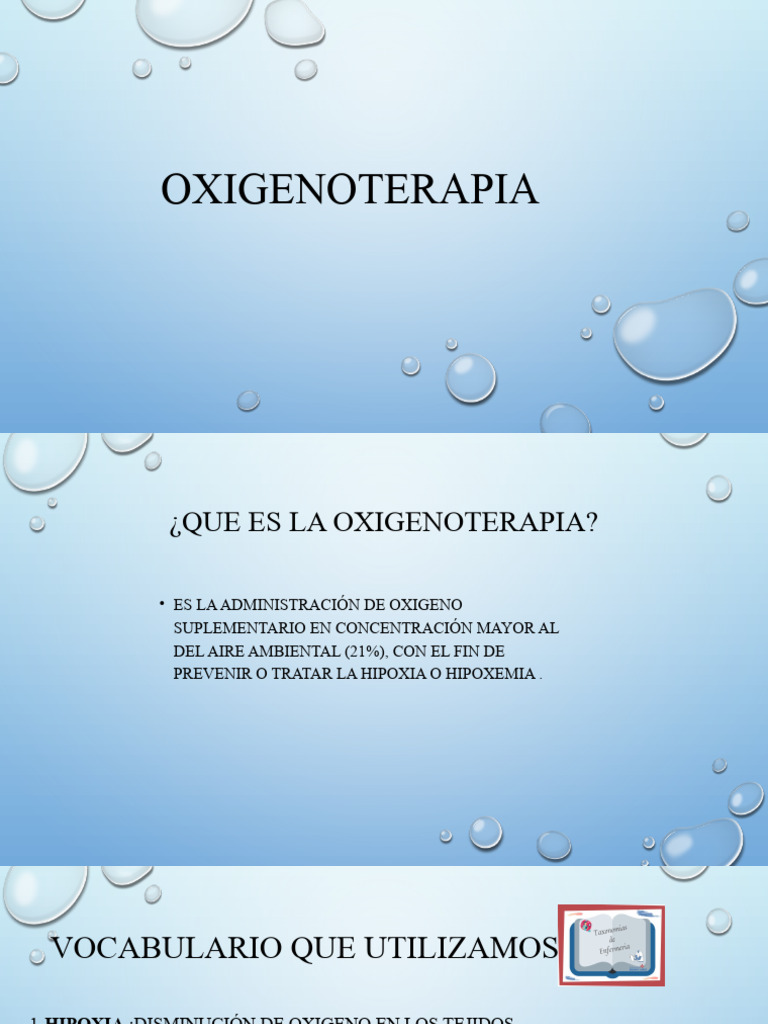 Oxigen Oter Apia | PDF | Oxígeno | Respiración