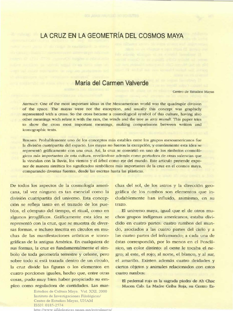 La Cruz Maya | PDF | Civilización maya | Pueblos mayas