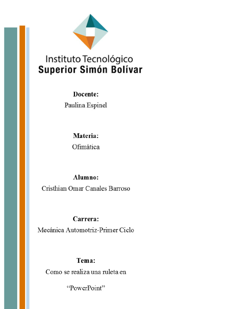 Informe de La Ruleta | PDF | Microsoft PowerPoint