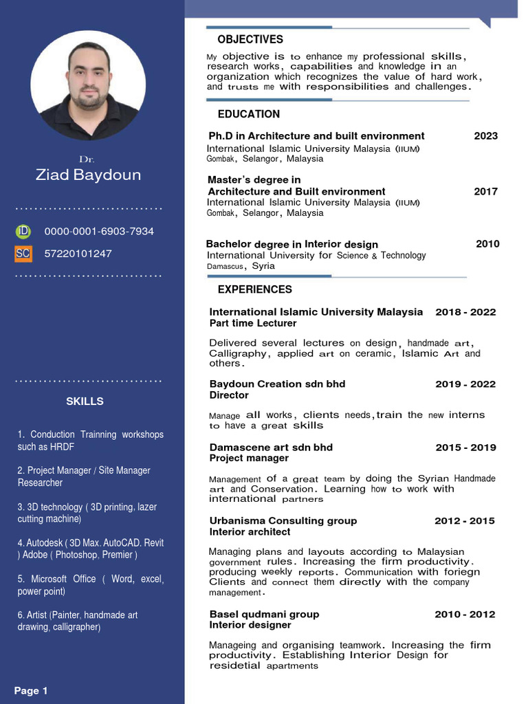 Ziad Resume 2023 Without Contact | PDF