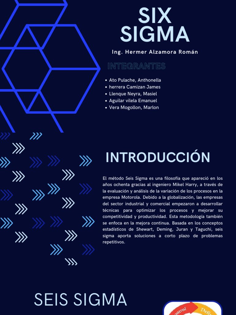 Metodología Seis Sigma: Mejora de Procesos | PDF | Six Sigma | Business