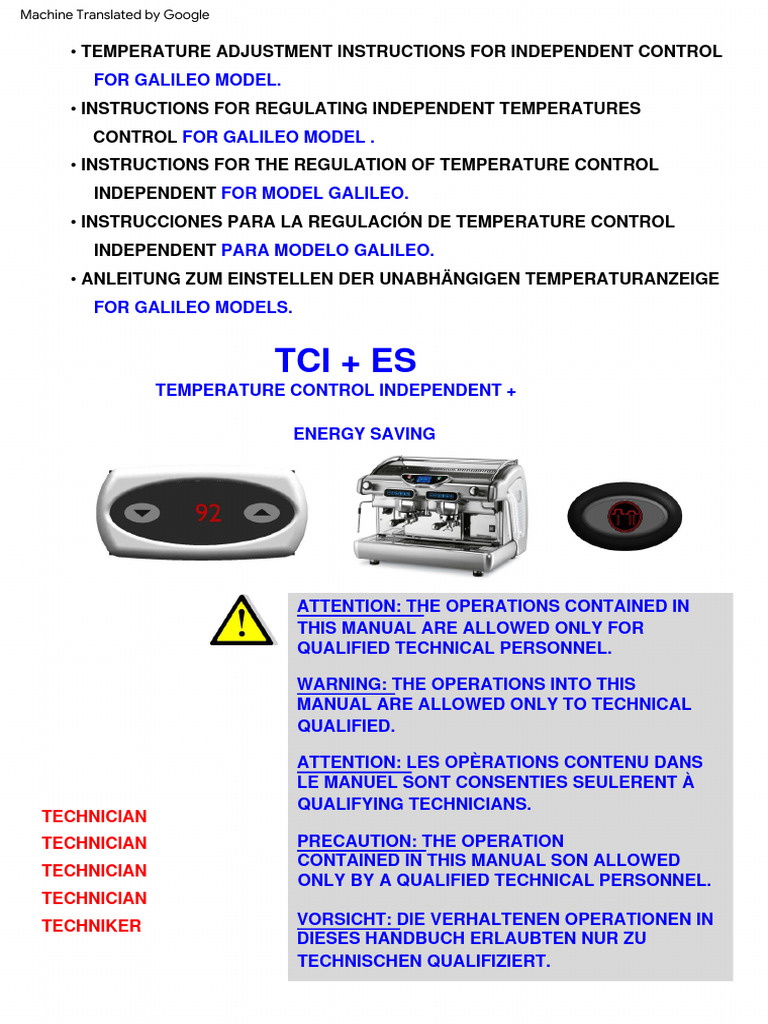 BFC Multi Boiler TCI Manual | PDF | Fahrenheit | Temperature