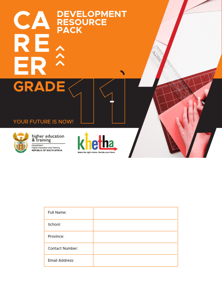 2023 Khetha Career Booklet - Grade 11 | PDF | Academic Degree ...