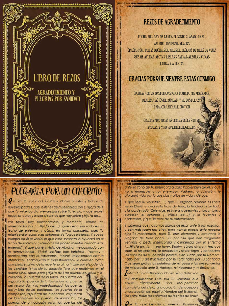 Libro de Rezos | PDF | Nombres de Dios en el judaísmo | Salmos