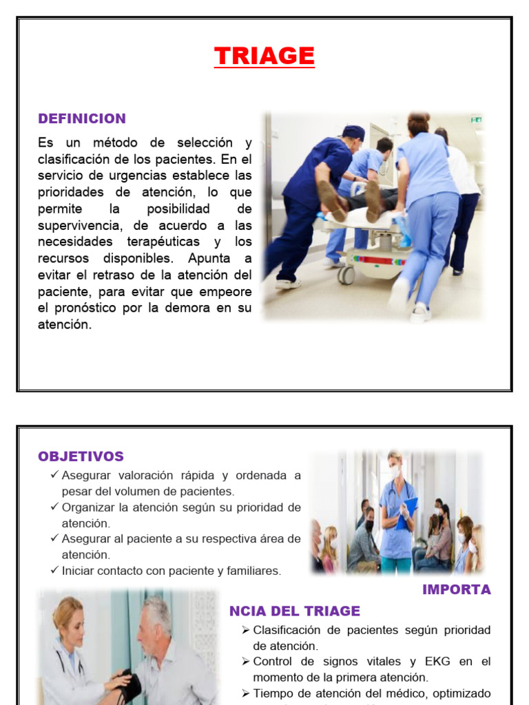 Triage Imergencia | PDF | Ciencias de la Salud | Enfermedades y trastornos