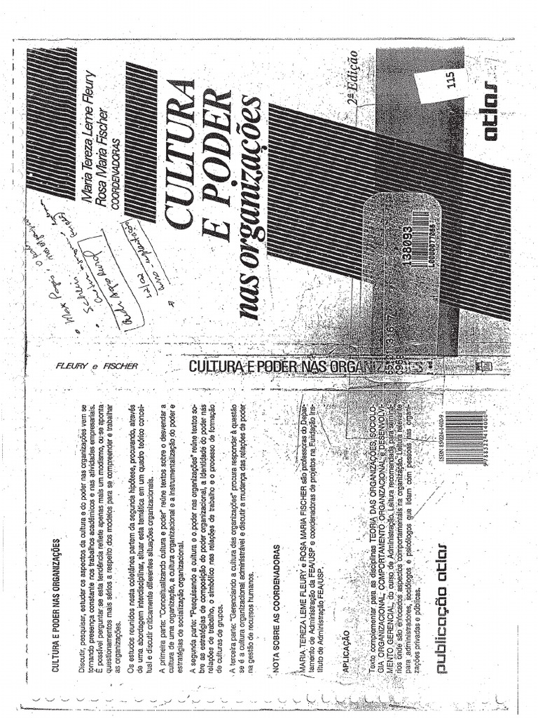 Cultura e Poder Nas Organizacoes | PDF