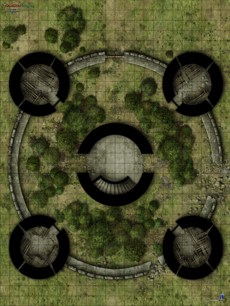 Kingmaker - Flip-Mat - River Kingdoms Ruins (PZO2030E) | PDF